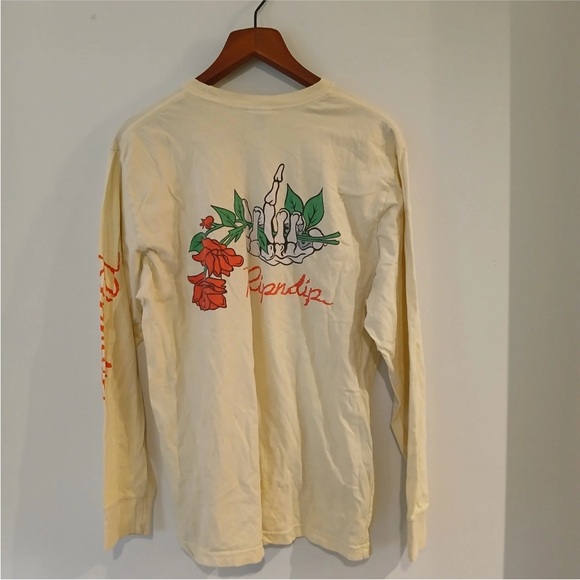 Ripndip | Shirts | Ripndip Skeleton Hand And Roses Tshirt Size Large ...